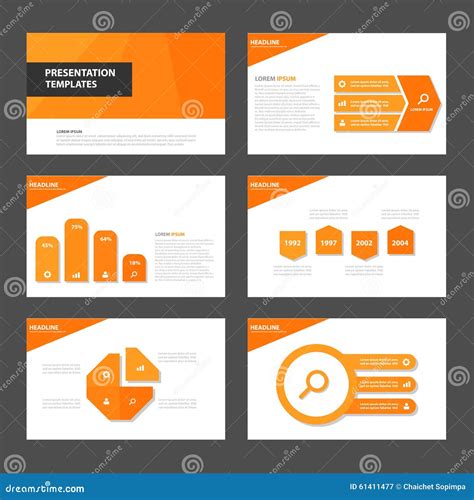 Orange Multipurpose Infographic Elements And Icon Presentation Template
