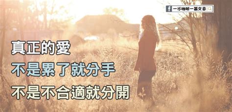 不是不合適就要分開不是累了就要分開男人女人都該看看 一杯咖啡一篇文章