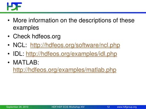 Ppt Easy Access Of Hdf Data Via Nclidlmatlab Powerpoint