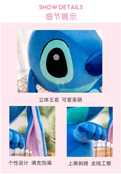 Cpc Jumbo Cartoon Lilo And Stitch Plush Toy Kawaii Plushies Toys Stitch