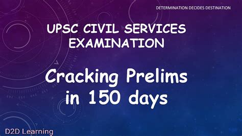 D2D Learning UPSC CSE Prelims 150 Days Last 5 Months Strategy Tamil