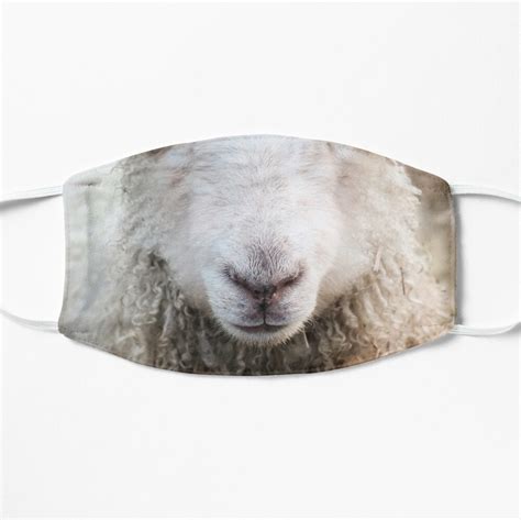 Funny Sheep Face Mask Cover Cute Cloth Face Covering Wooly Etsy