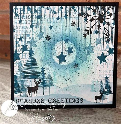 Julie Hickey Designs Merry Christmas A5 Stamp Set Ds He 1015 Julie