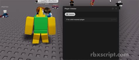 Universal Player Orbiter Scripts RbxScript