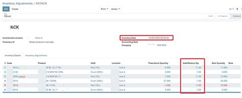 Odoo Inventory Adjustment And Stock Count