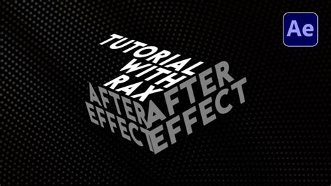 Make D Text Animation No Plugins YouTube