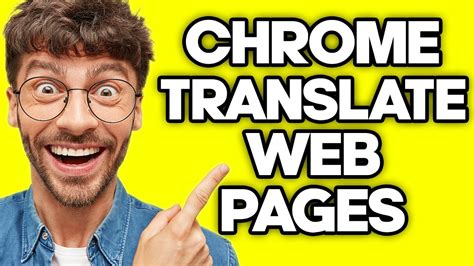 How To Automatically Translate Web Pages In Chrome (2023) - YouTube