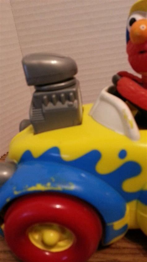Sesame Street Elmo Push Race Car Toy Tyco 1998~0624 4657170801