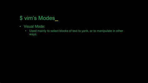 Vim Basics Understanding And Using The Vim Text Editor Ppt Download