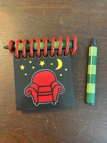 Blues Clues Handy Dandy Nighttime Notebook Wood Replica W Extra