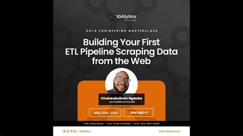 building your first etl pipeline scraping data from the web youtube