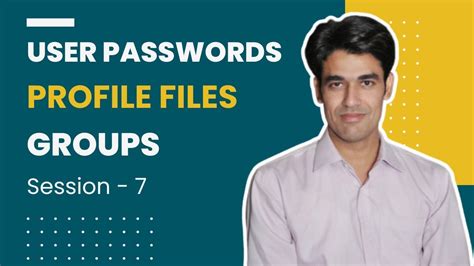 Session 7 Password Management Profile Files And Groups Management In Linux Nehra Classes