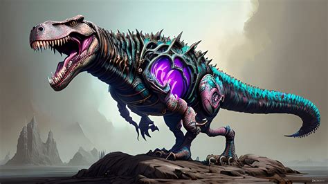 🐊a Trex 1920x1080 Fullhd Wallpaper Created With ️ Snow Chimera
