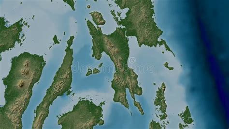 Leyte Island Philippines Physical Stock Illustration Illustration