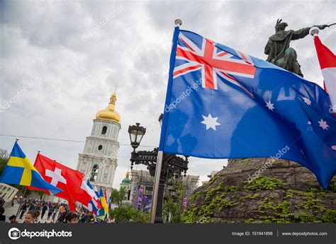 Eurovision Song Contest Fan Zone Stock Editorial Photo