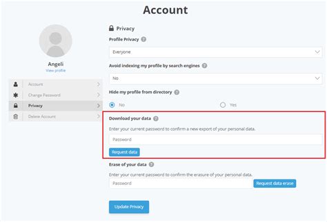 Export Personal User Data Ultimate Member