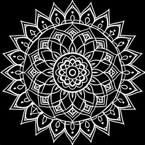 Premium Vector Boho Mandala Outline Art With Geometric Shapes And