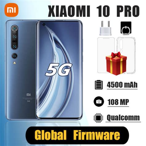 Xiaomi 10 Pro 5G Cellphone , Original MI 10 PRO Smarphone 108 MP Camera ...