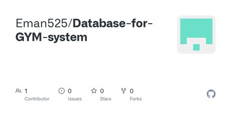 GitHub Eman525 Database For GYM System