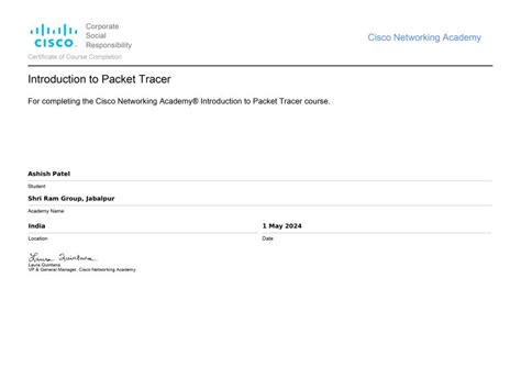 Ashish Patel On Linkedin Ciscocertified Packettracer Networking
