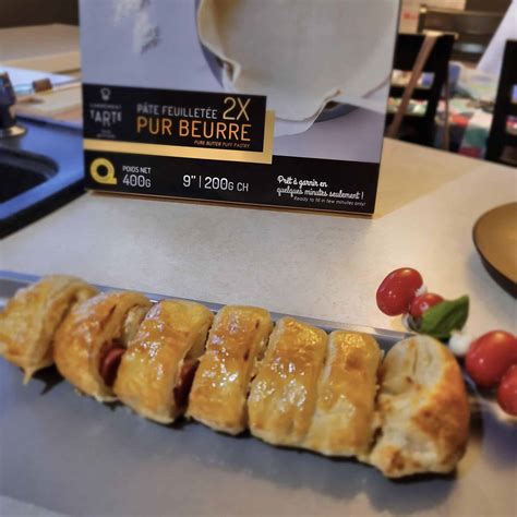 Recette facile Roulés feuilletés à la saucisse Carrément Tarte