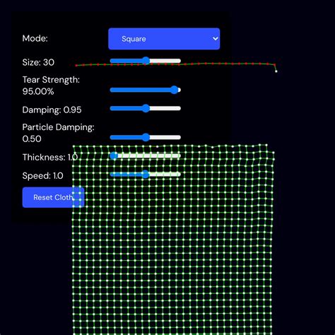 Interactive Cloth Simulation