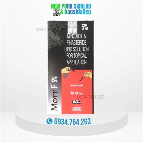 Thuốc Mọc tóc MORR F ml minoxidil finasteride trị hói đầu ngăn rụng tóc kích