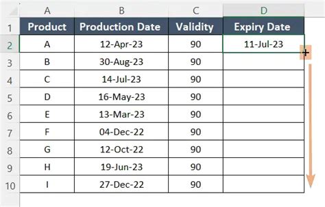 How To Calculate 90 Days Before After A Specific Date In Excel