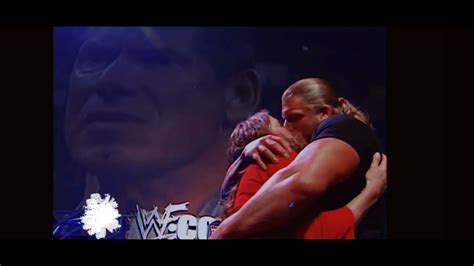 Triple H And Stephanie Mcmahon Kiss After Armageddon 1999 13121999