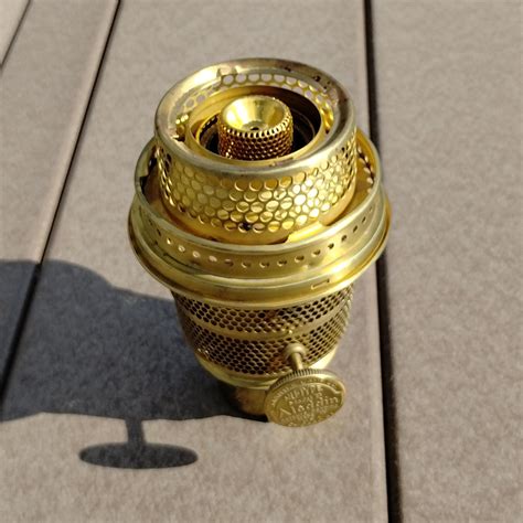 Aladdin Lamp Chicago Model B Burner Brass Finish Imperial Lighting Co