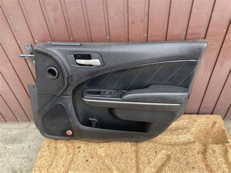 DODGE CHARGER BOCZEK TAPICERKA DRZWI PRZÓD SKÓRA 12628817867