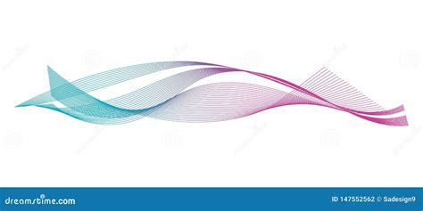 Abstract Wavy Stripes Pattern Of Twisted Curved White And Balck Ripple Lines Background Vector