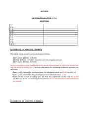 Midterm W20 Solutions Docx ACC 1023 MIDTERM EXAMINATION 25