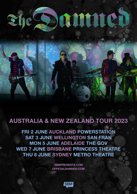 The Damned Announce Australia And New Zealand Tour 2023 The Rockpit