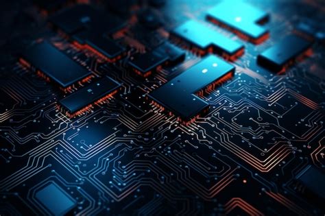 Premium Photo Technology Texture Background