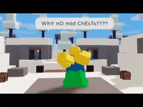Skywars But I Cant Get Mid Chests Roblox Bedwars YouTube