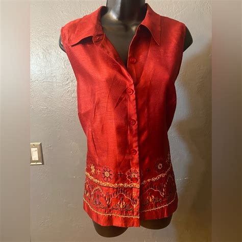 Mhm Pants And Jumpsuits Mhm Raw Silk Sleeveless Pants Suit Poshmark