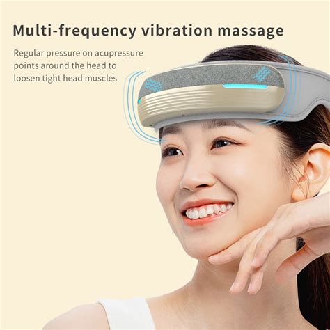 Head Massager With Heat Compress 3d Airbag Kneading Vibration And