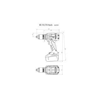 METABO 602191650 BS 18 LTX Impuls - 18V Cordless drill/screwdriver ...