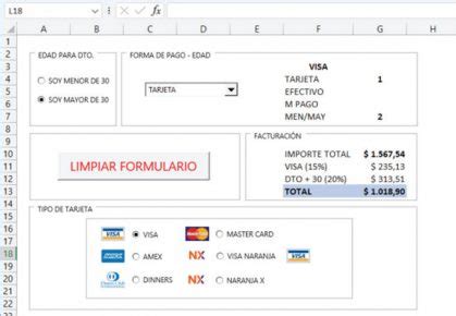 EXCEL FORMULARIOS Y CONTROLES USO DE DATOS EXTERNOS RedUSERS