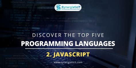 Synergisticit On Linkedin Five Most Popular Programming Languages To