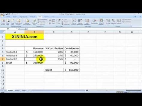 How To Use The Goal Seek Function In Excel Artofit
