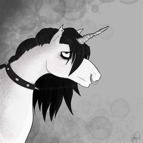 Emo Unicorn By Xxshymoonxx On Deviantart