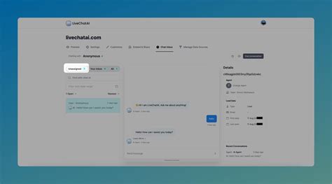 How To Manage Chat Inbox AI Chat History On LiveChatAI