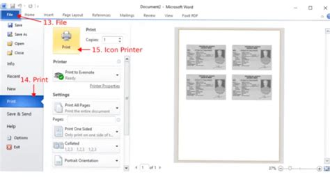Ukuran Ktp Di Word And Photoshop