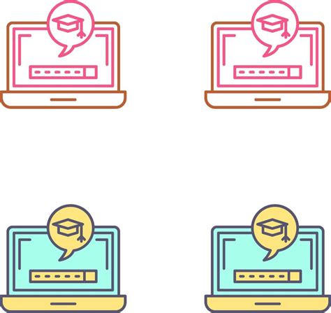 Digital Learning Icon Design 44891245 Vector Art At Vecteezy