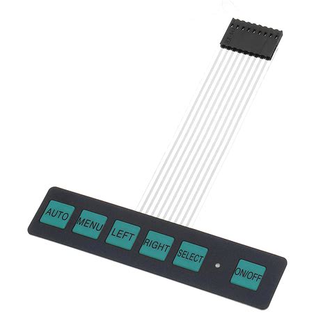 Display Membrane Switch Matrix Keyboard Button Control Panel 6 Button