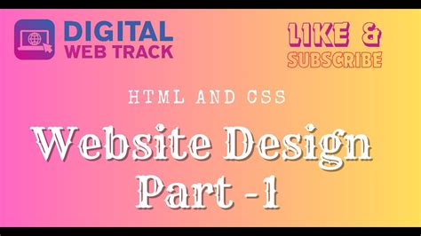 How To Make Website Design Using Html And Css Step By Step Youtube