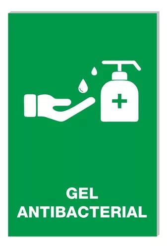 Señalamiento Letrero Gel Antibacterial 30x20 Meses Sin Intereses