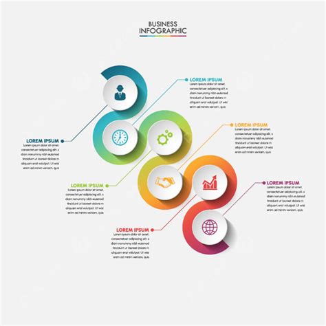 Business Data Visualization Info Chart Brochure Template Download On